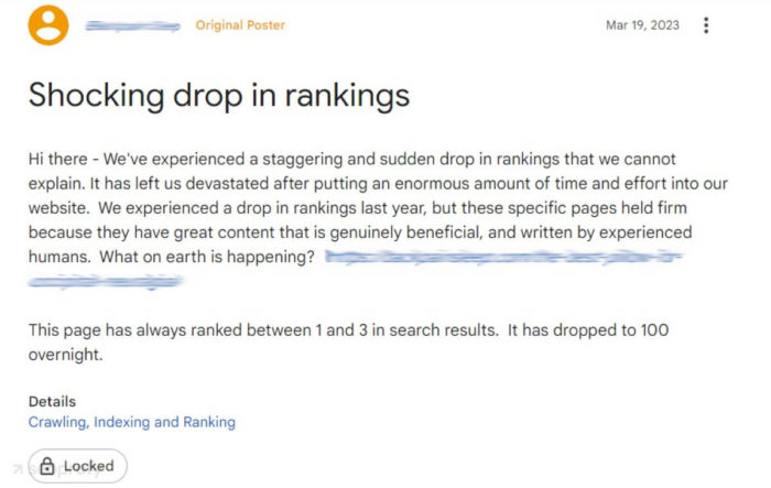 Google Ranking Dropped Dramatically? Here’s What You Need to Do