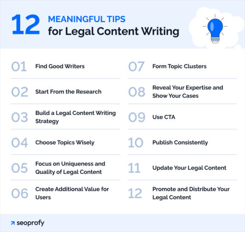 Legal Content Writing: Proven Strategies and Tips